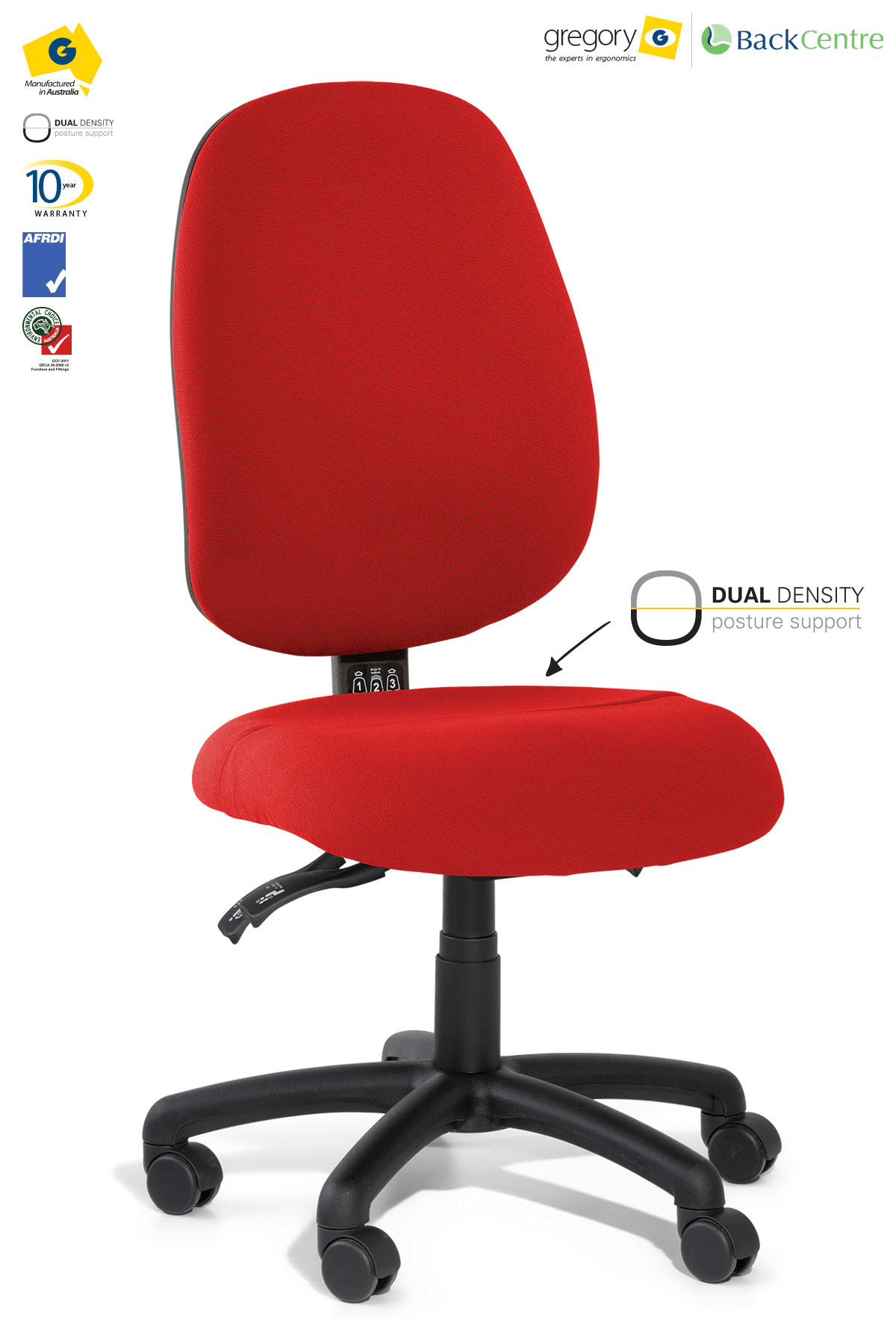 Gregory Inca Office Chairs - Back Centre