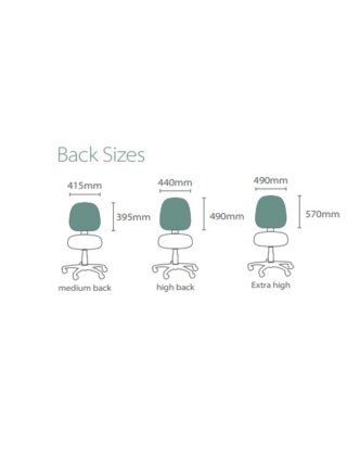 Gregory Inca Office Chairs - Back Centre