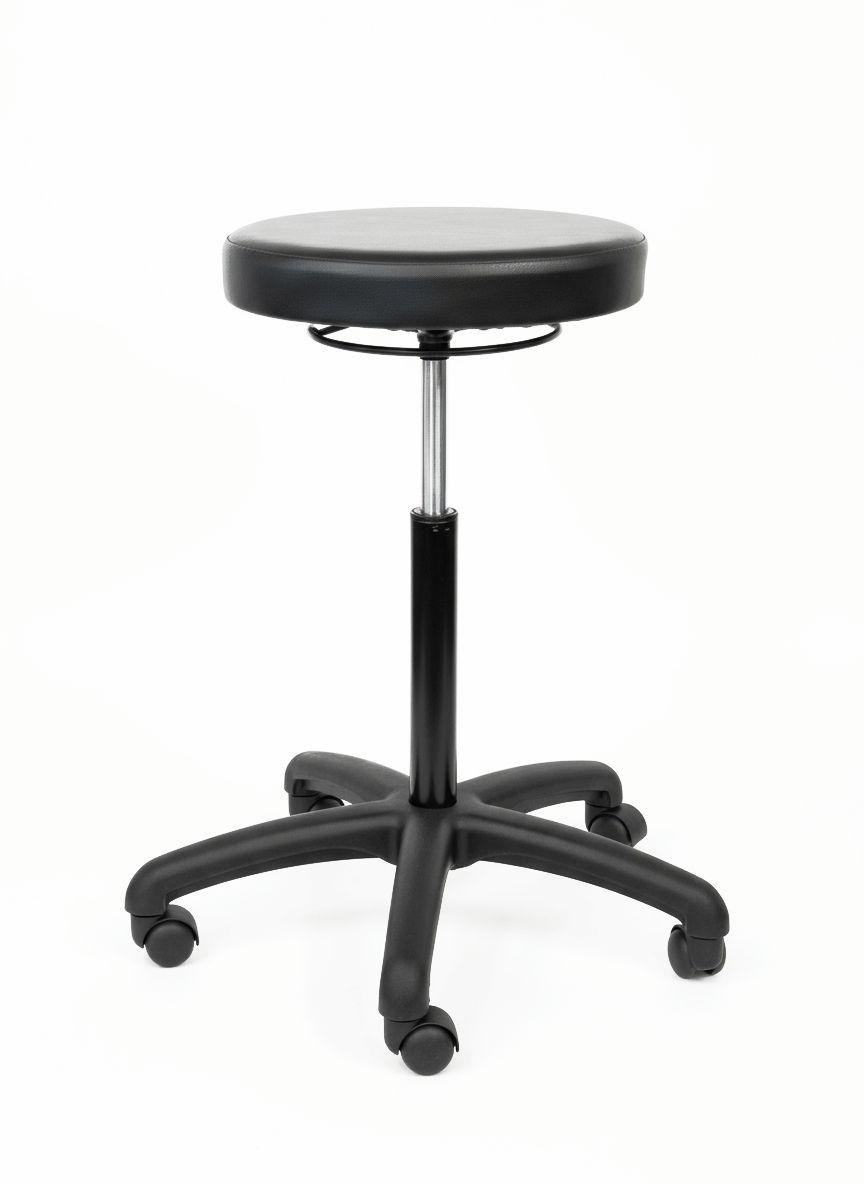 Round Vinyl Stool - Back Centre