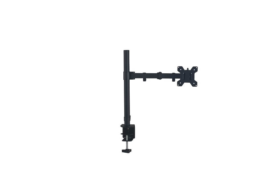 Single Fixed Post Adjustable Monitor Arm - Back Centre